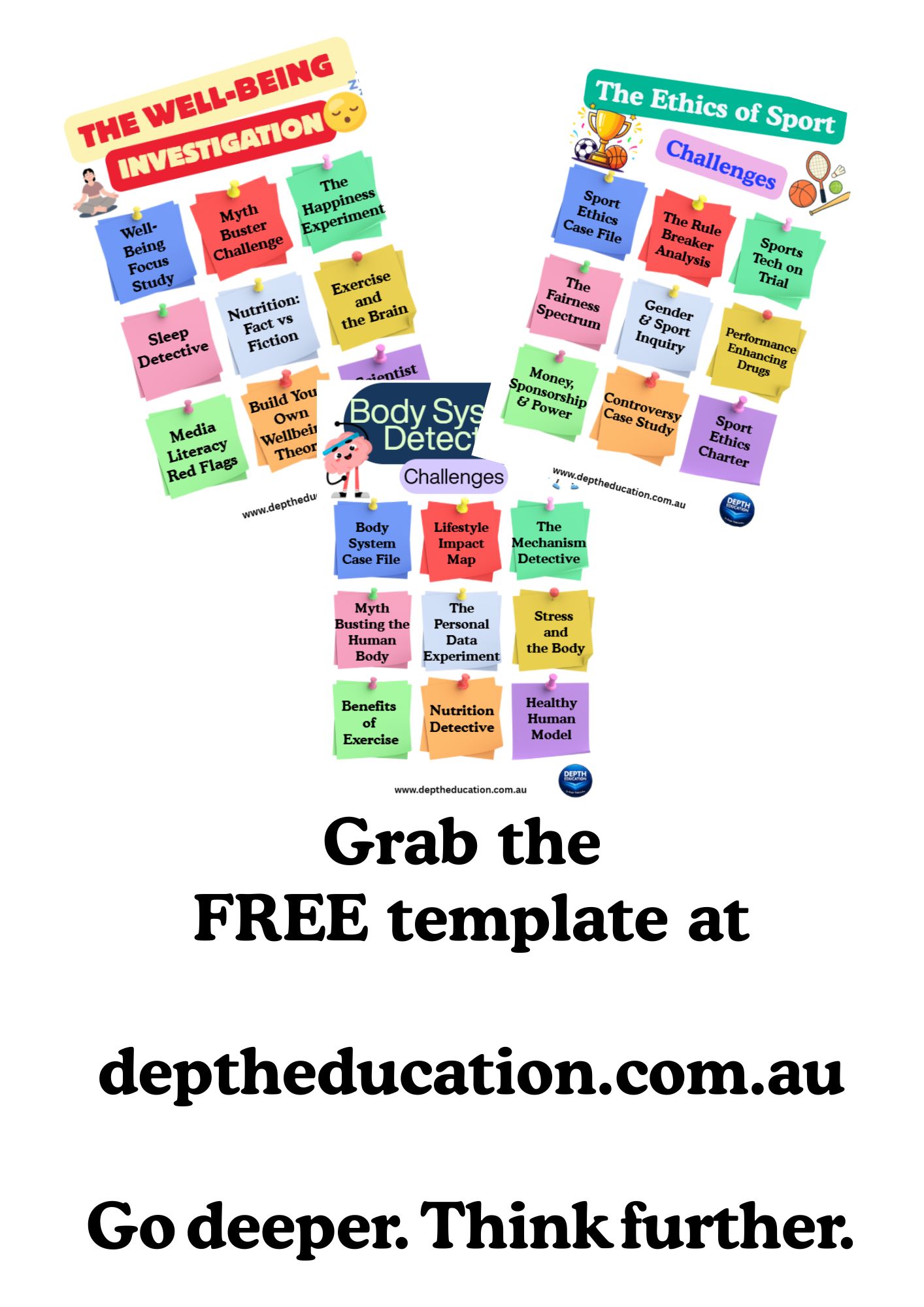 Choice Board – free template - Depth Education